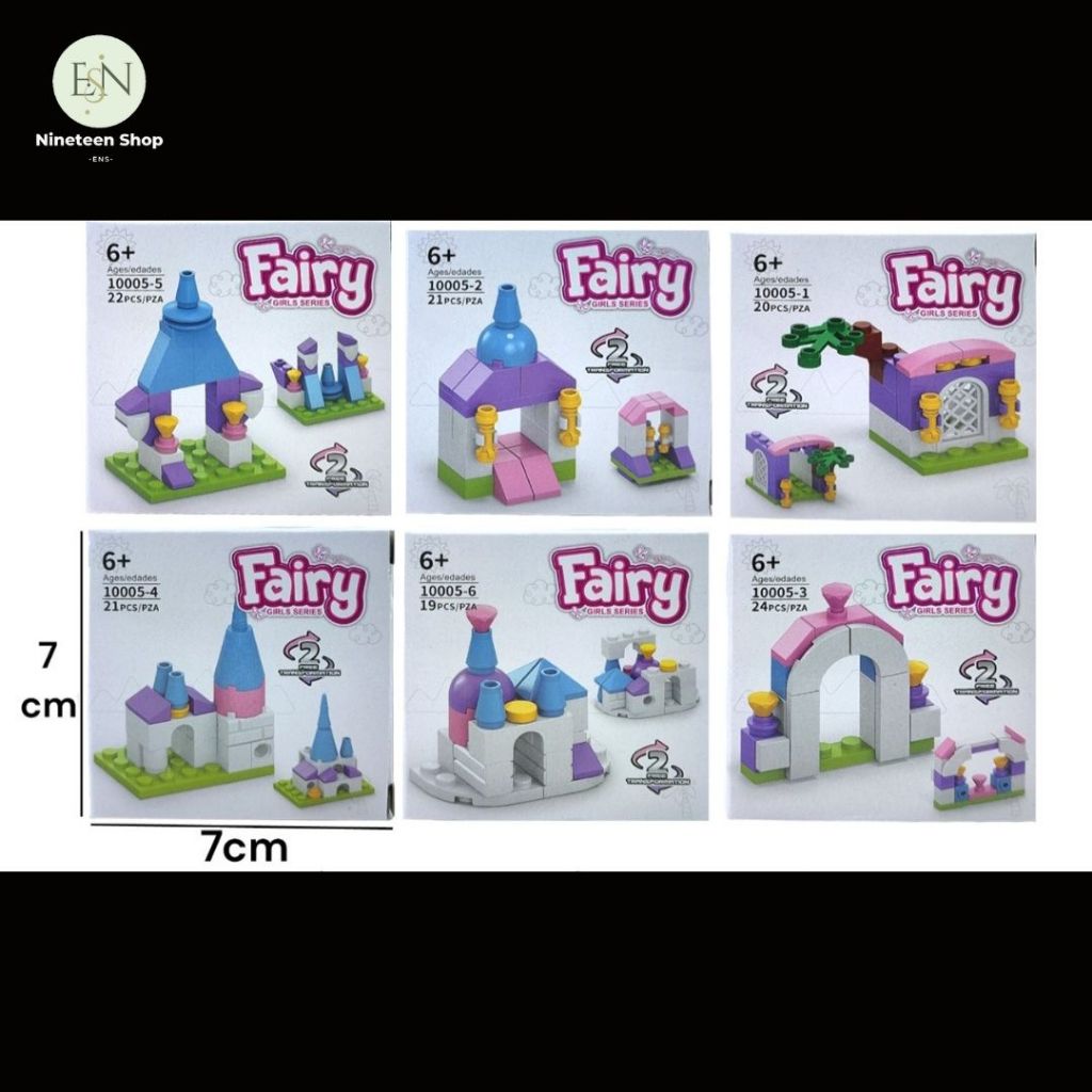 Jual NANO BLOCK / BRICK / BALOK SUSUN KECIL / MAINAN ANAK FAIRY / DREAM ...