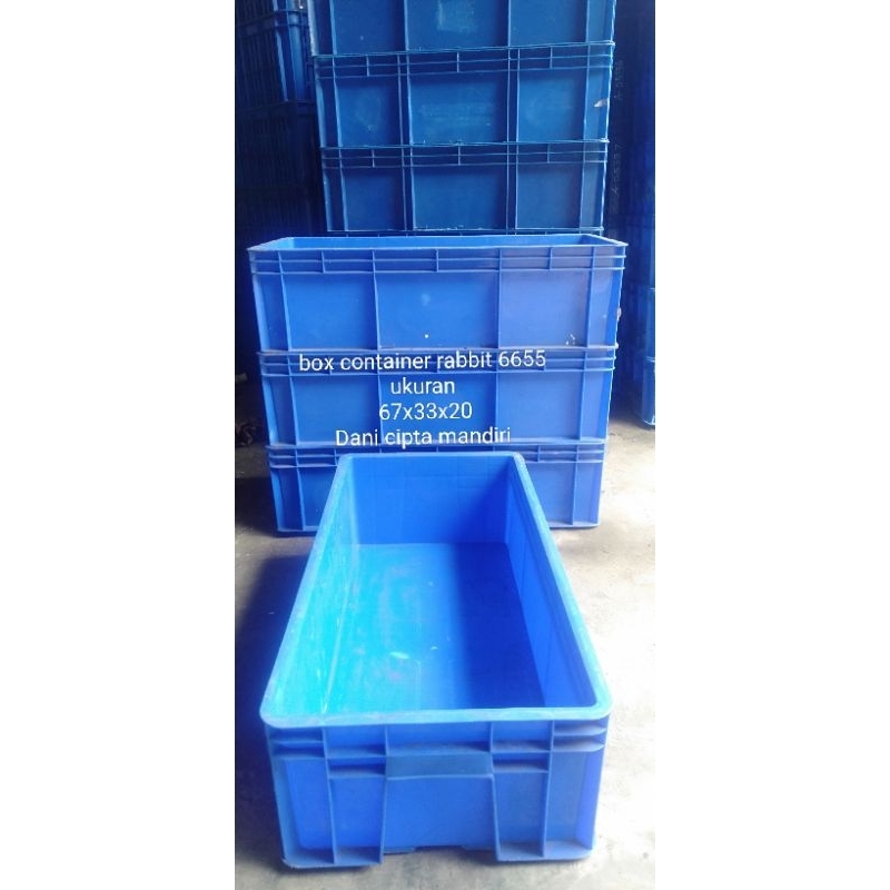 Jual box container rabbit6655, uk' 67x33x20' box industri, bok plastik ...