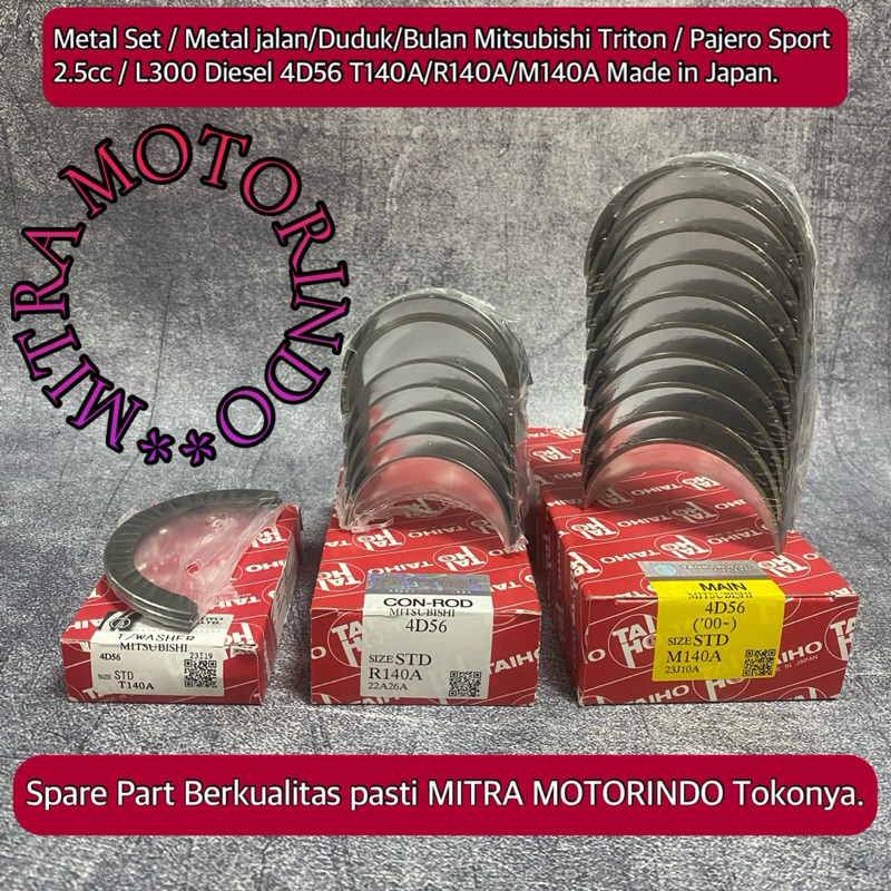 Jual Metal Set/Metal Jalan/Duduk/Bulan Mitsubishi Triton/Pajero Sport 2 ...