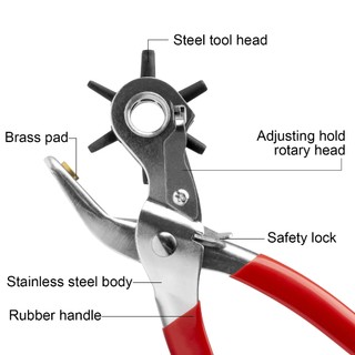 Jual JLD 9Inch Punch Plier Alat pelobang sabuk plong belt punch piller ...