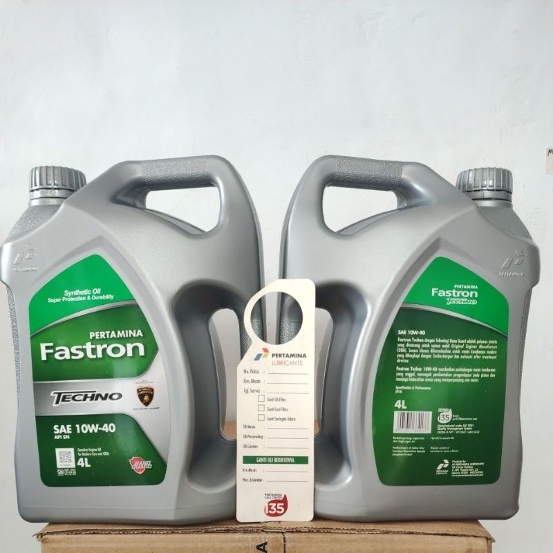 Jual Oli Fastron Techno SAE 10W-40 4 liter (1 galon) | Shopee Indonesia