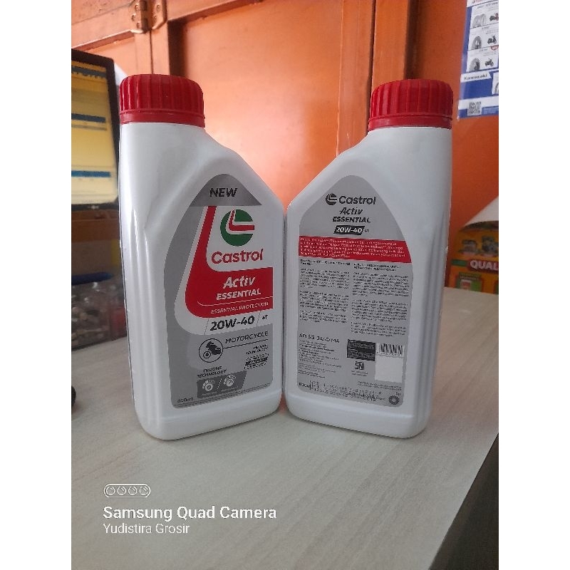 Jual Oli Motor Castrol Go Activ Essential 20W40 4T 800 Ml Api SG Jaso ...