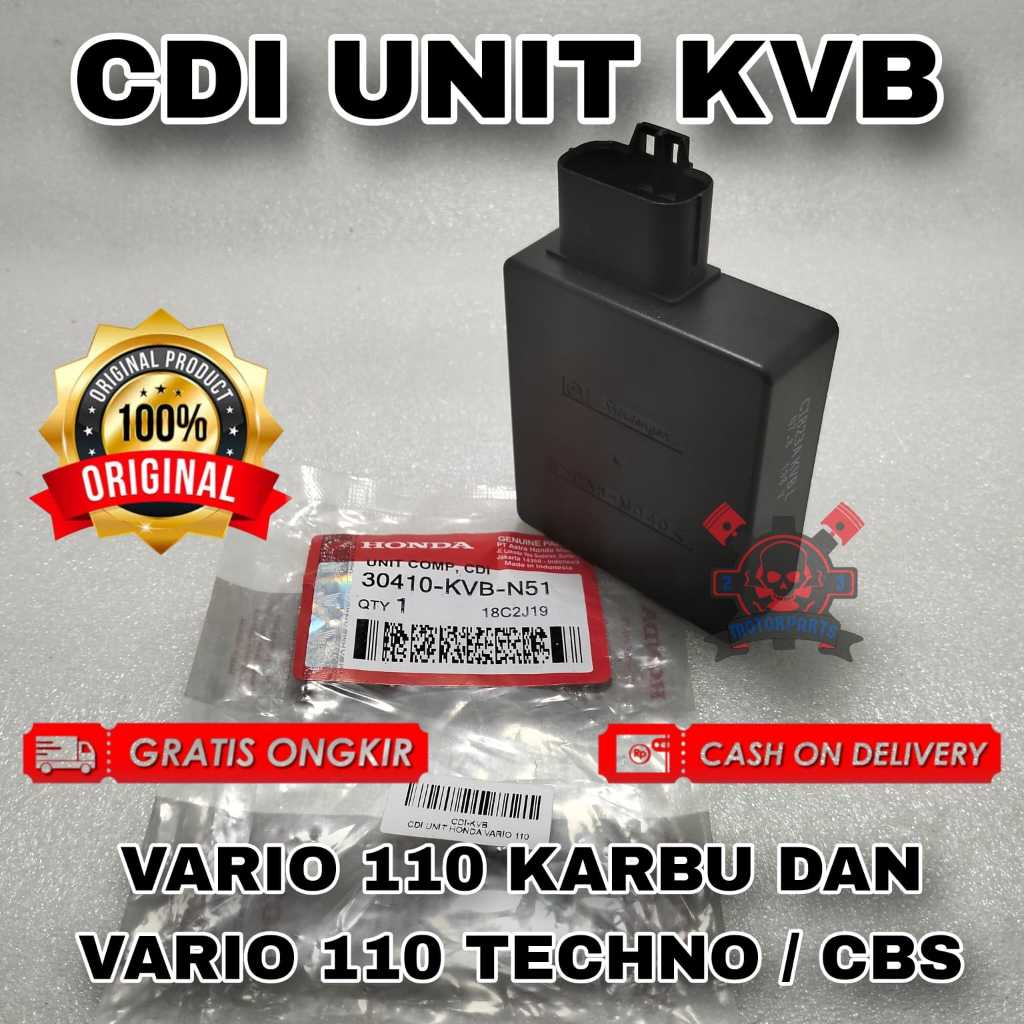 Jual CDI UNIT HONDA KVB BUAT MOTOR VARIO 110 KARBU DAN VARIO 110 TECHNO ...