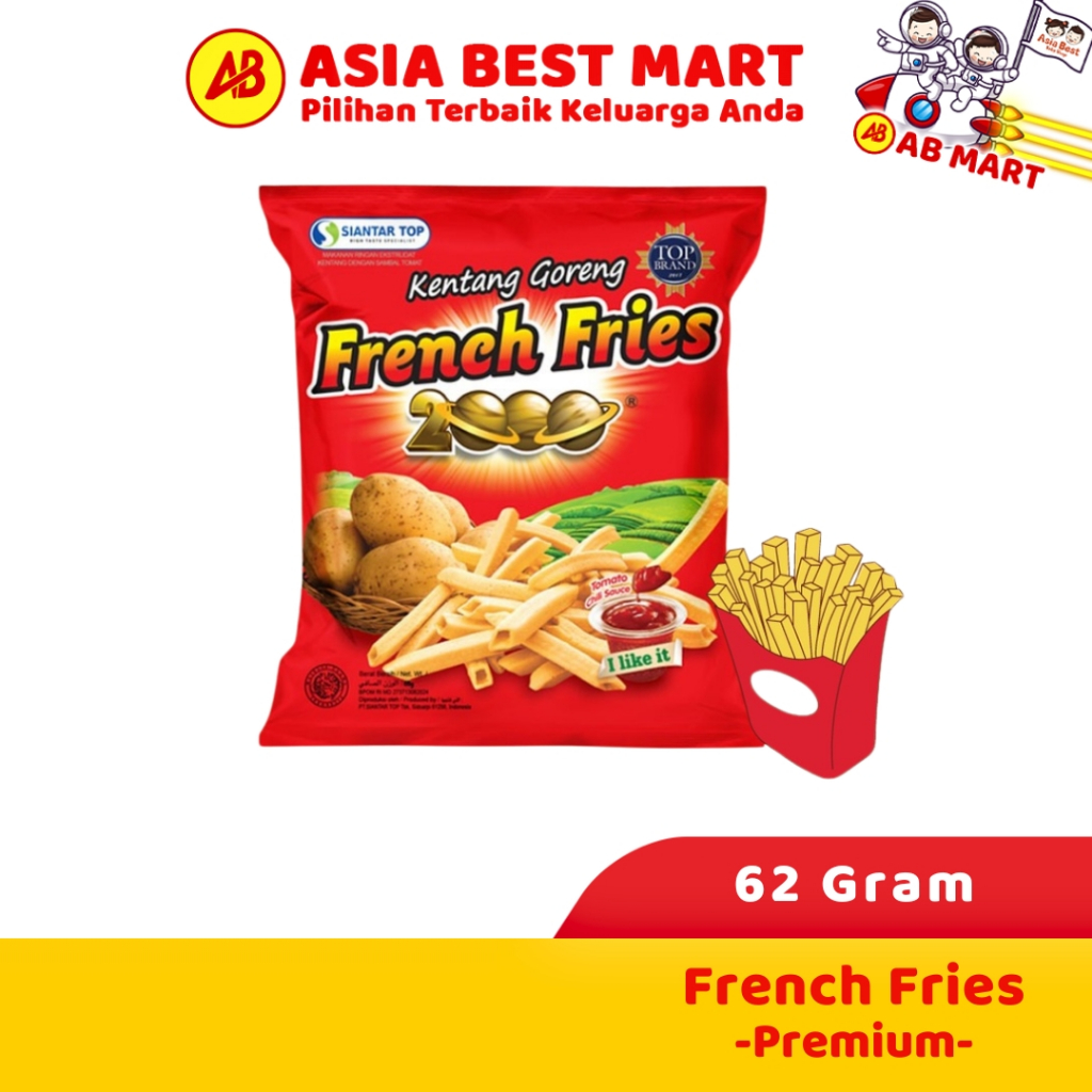 Jual French Fries 62 Gr/Snack Kentang Goreng Cemilan - ASIA BEST ...