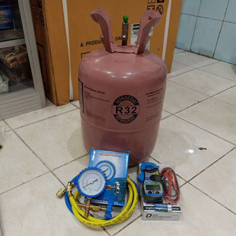 Jual paket isi refrigerant R32(1 kg) | Shopee Indonesia