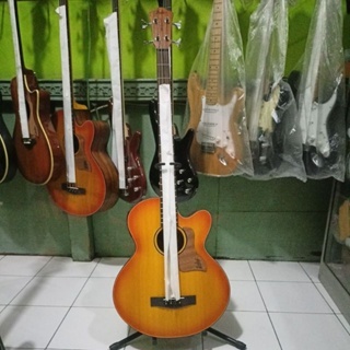 Jual Gitar Bass Akustik Elektrik Original Jeslin BJS-01 SB Free Packing Kayu | Shopee Indonesia
