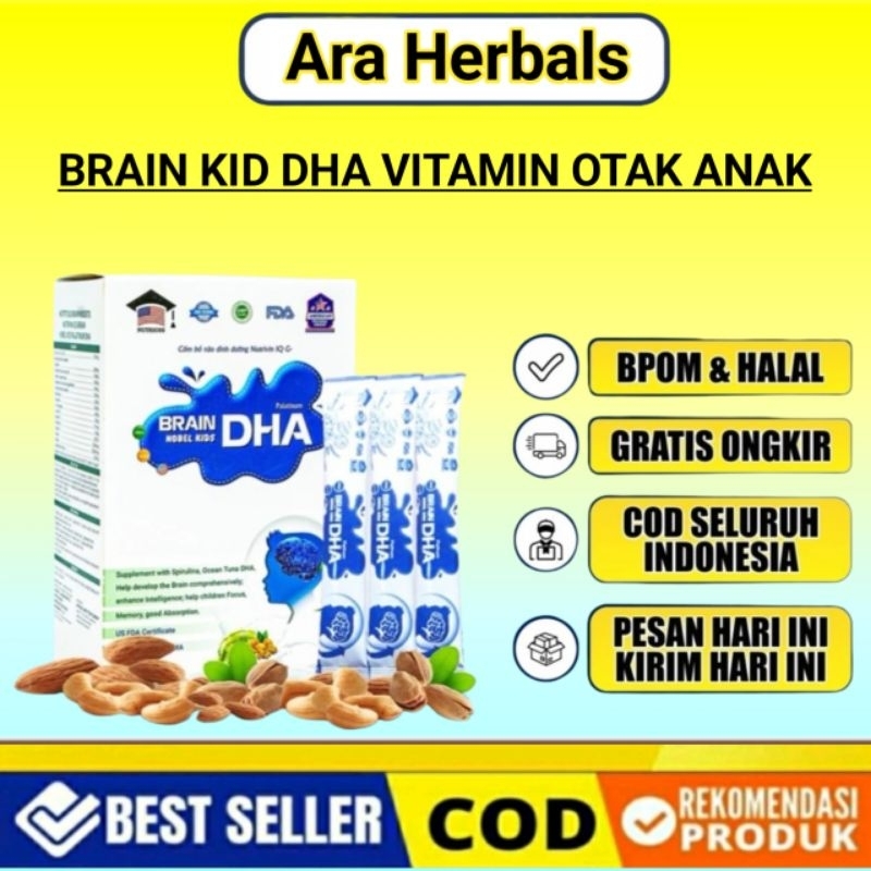 Jual DHA BRAIN KID ASLI ORIGINAL OBAT VITAMIN OTAK ANAK TERBAIK ...