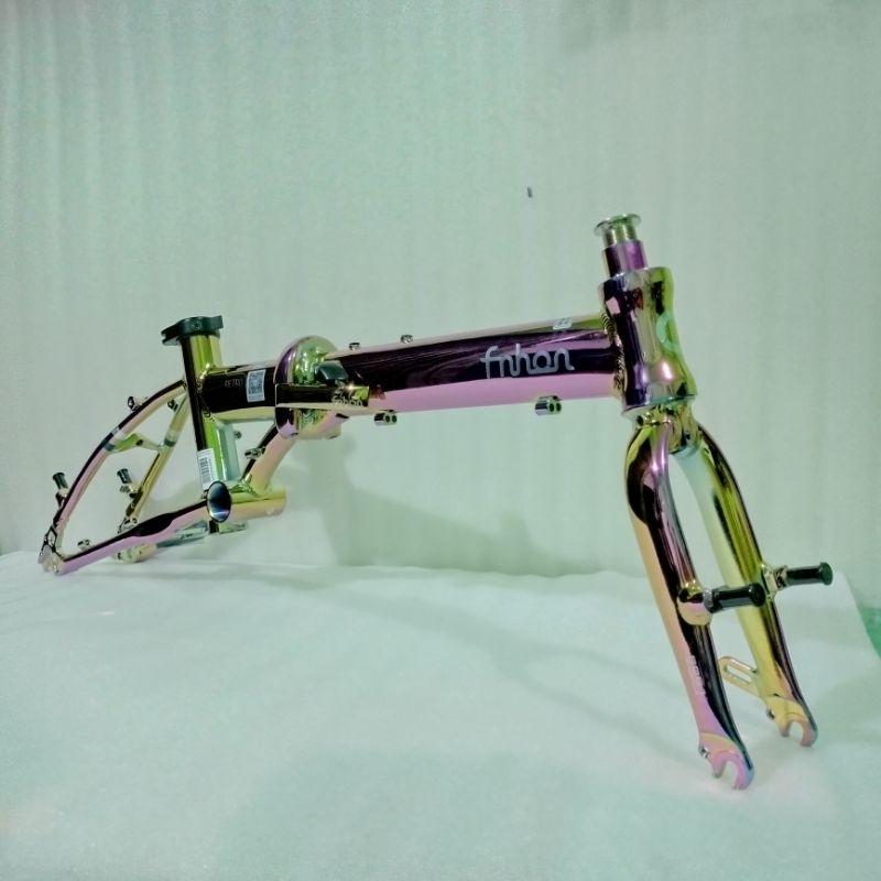 Jual Frame Fnhon Retro 14 inch 16 inch V brake Frameset rangka sepeda ...