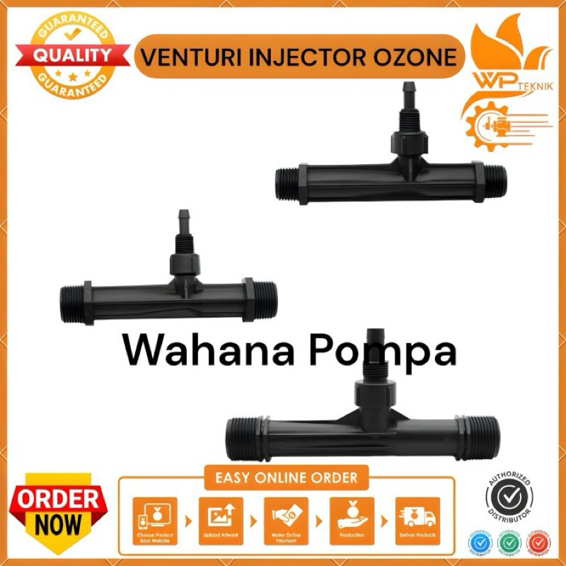 Jual Venturi 1 Inch Ozone generator Venturi ozon PVDF 1" Injector Ozone 1in | Shopee Indonesia
