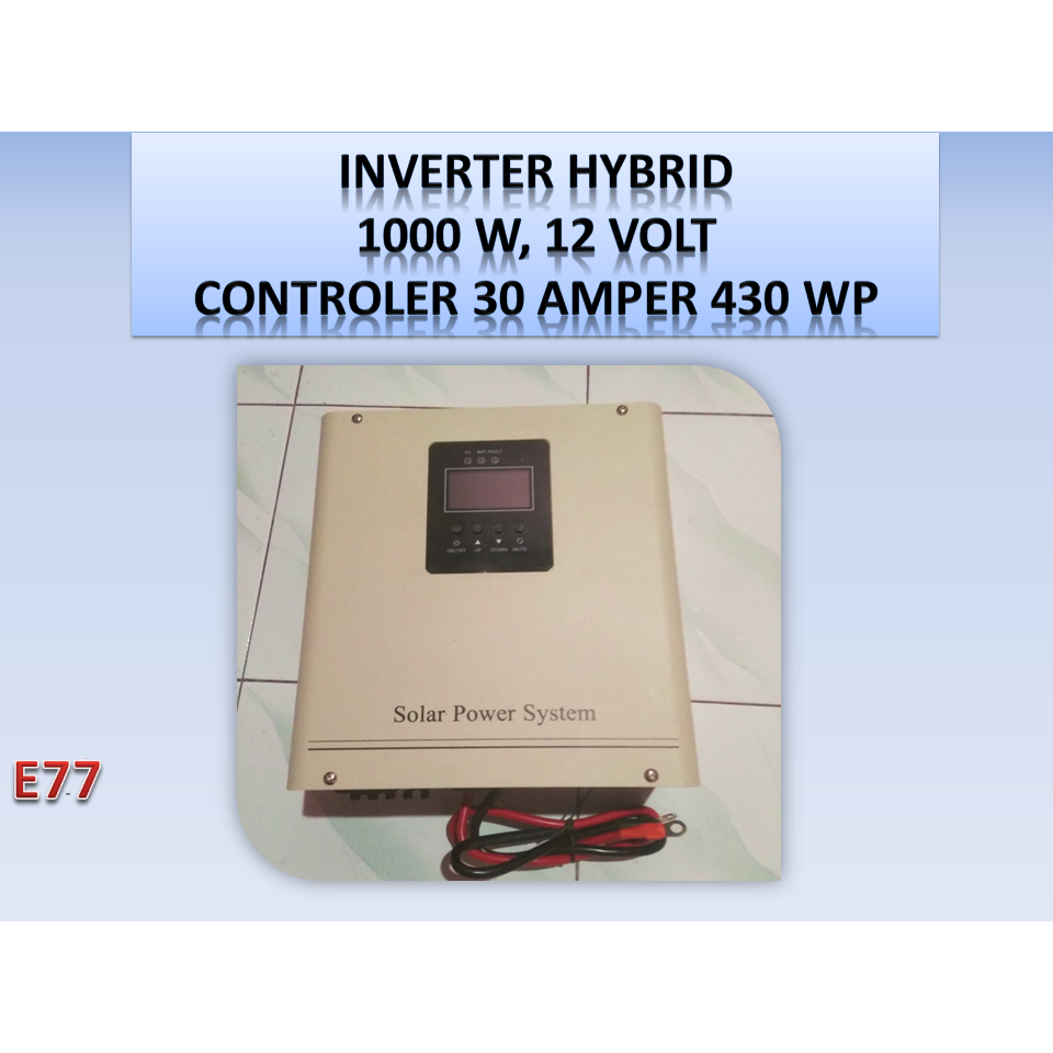 Jual inventer hybrid PL 1,5 VA-12 volt low frekuensi | Shopee Indonesia
