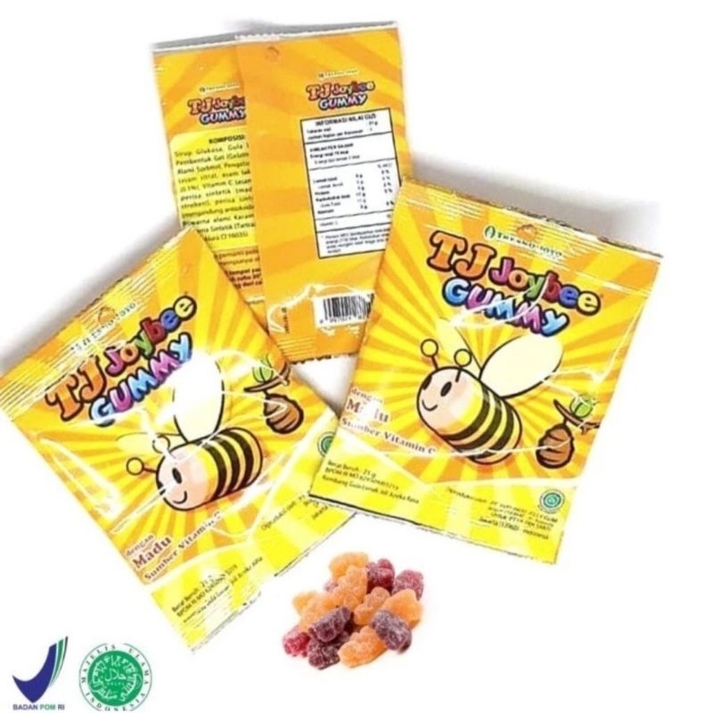 Jual Tresno Joyo TJ JoyBee GUMMY Vit C Madu Multivitamin Anak Permen ...