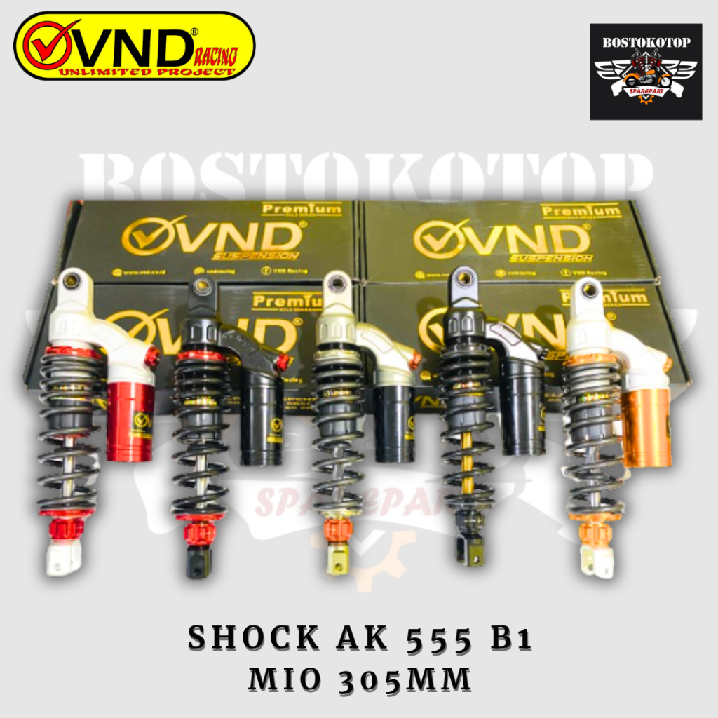 Jual VND Shock Shockbreaker Tabung Atas Tipe AK 555 B1 Ukuran 305MM Mio ...