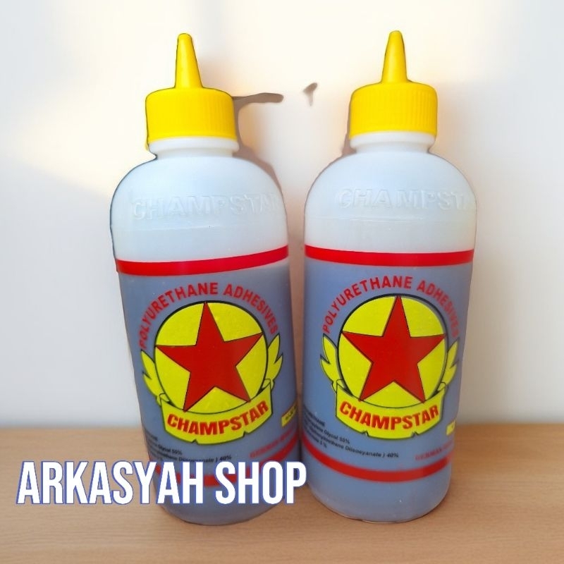 Jual LEM BINTANG PU KUNING 1/2KG 2 BOTOL (LEM CROT LEM MADU LEM BUSA ...