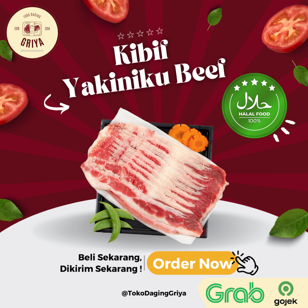 Jual Yakiniku Beef 250gr by Kibif | Shopee Indonesia