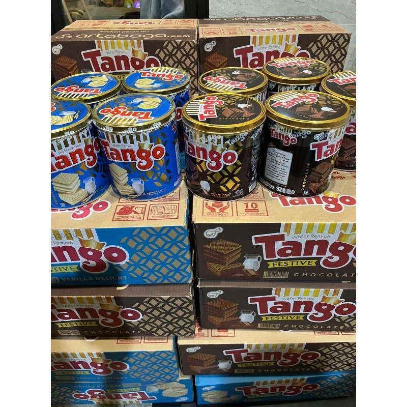 Jual Wafer Tango Kaleng 1 dus / 1 karton isi 6 pcs kaleng | Shopee ...