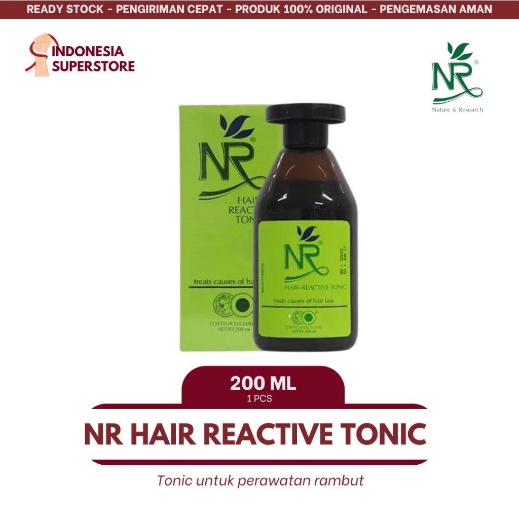 Jual NR Hair Reactive Tonic / Toner Penumbuh Rambut 200ml | Shopee ...