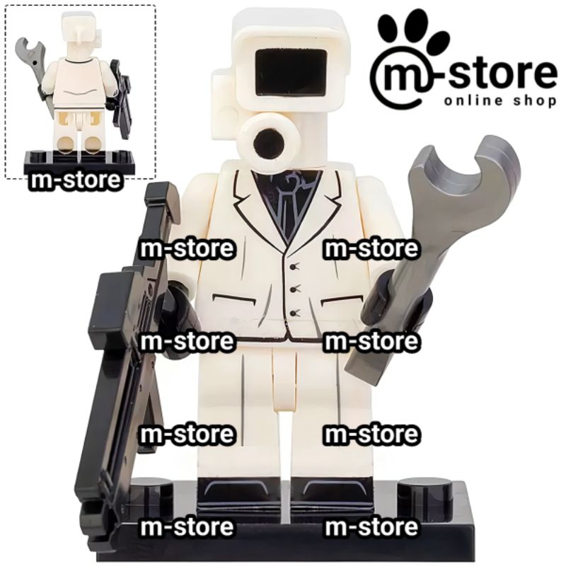 Jual brick skibidi toilet scientist camera man mini toy figure | Shopee ...