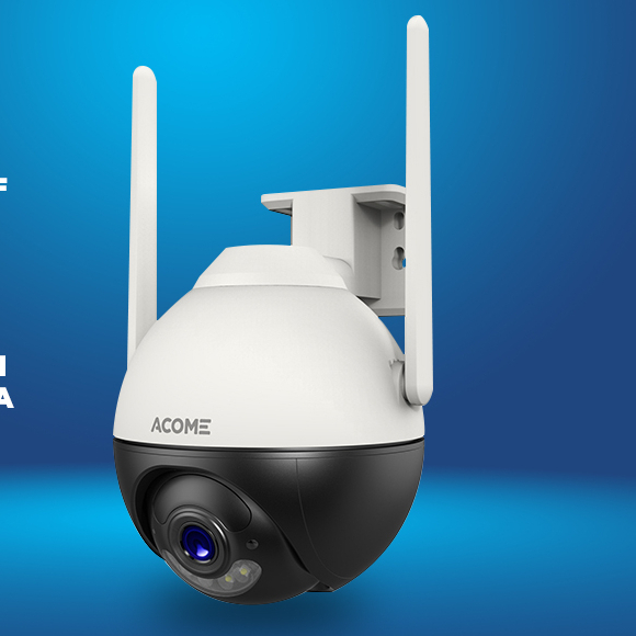 Jual ACOME IoT Color Night Vision PTZ 4MP Camera APC32 outdoor IP65 ...