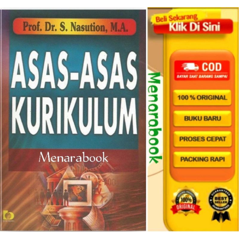 Jual Buku Asas Asas Kurikulum Nasution | Shopee Indonesia