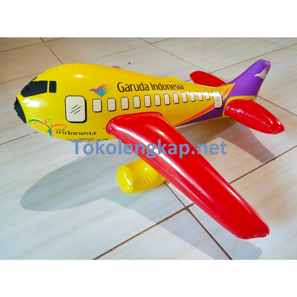 Jual Mainan Anak pesawat Terbang Garuda Indonesia Angin / Di pompa ...