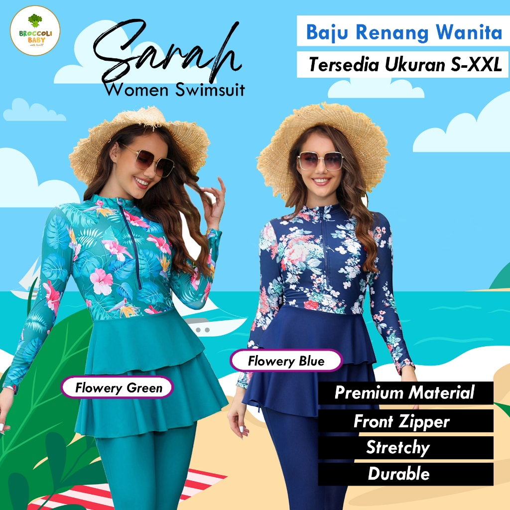Jual BROCCOLI BABY - Baju Selam Renang Wanita Muslim Diving Moslem Set ...