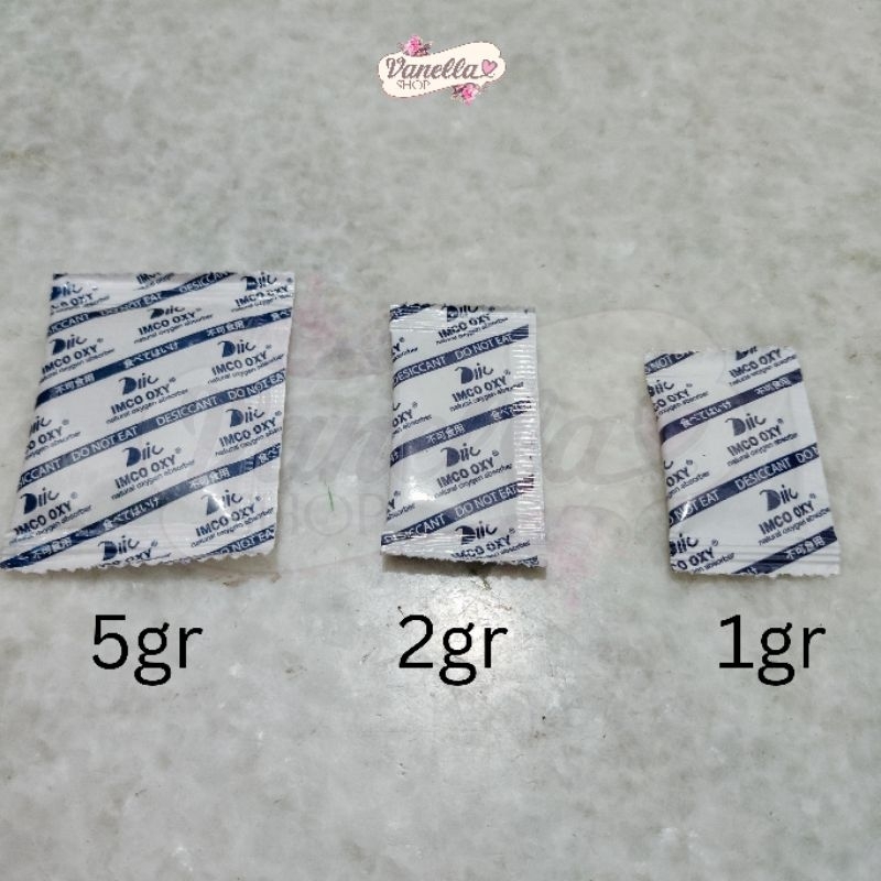 Jual Silica Gel Oxyfree 1gr 2gr 5gr Untuk Makanan / Kue Kering | Shopee ...