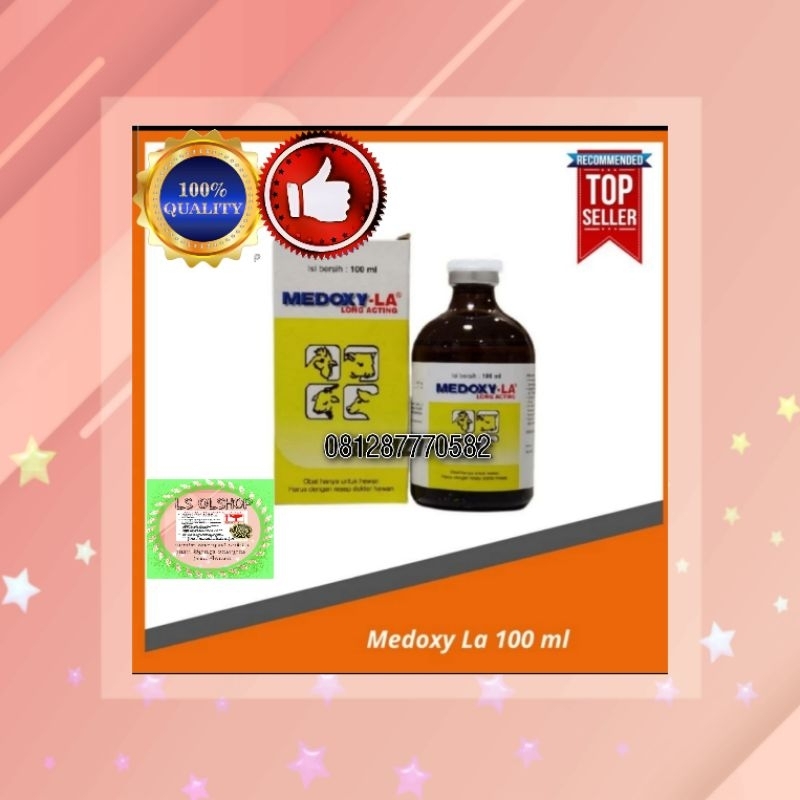 Jual MEDOXY LA 100 ML OBAT AYAM SAKIT MEDOXY LONG ACTING BY MEDION ...