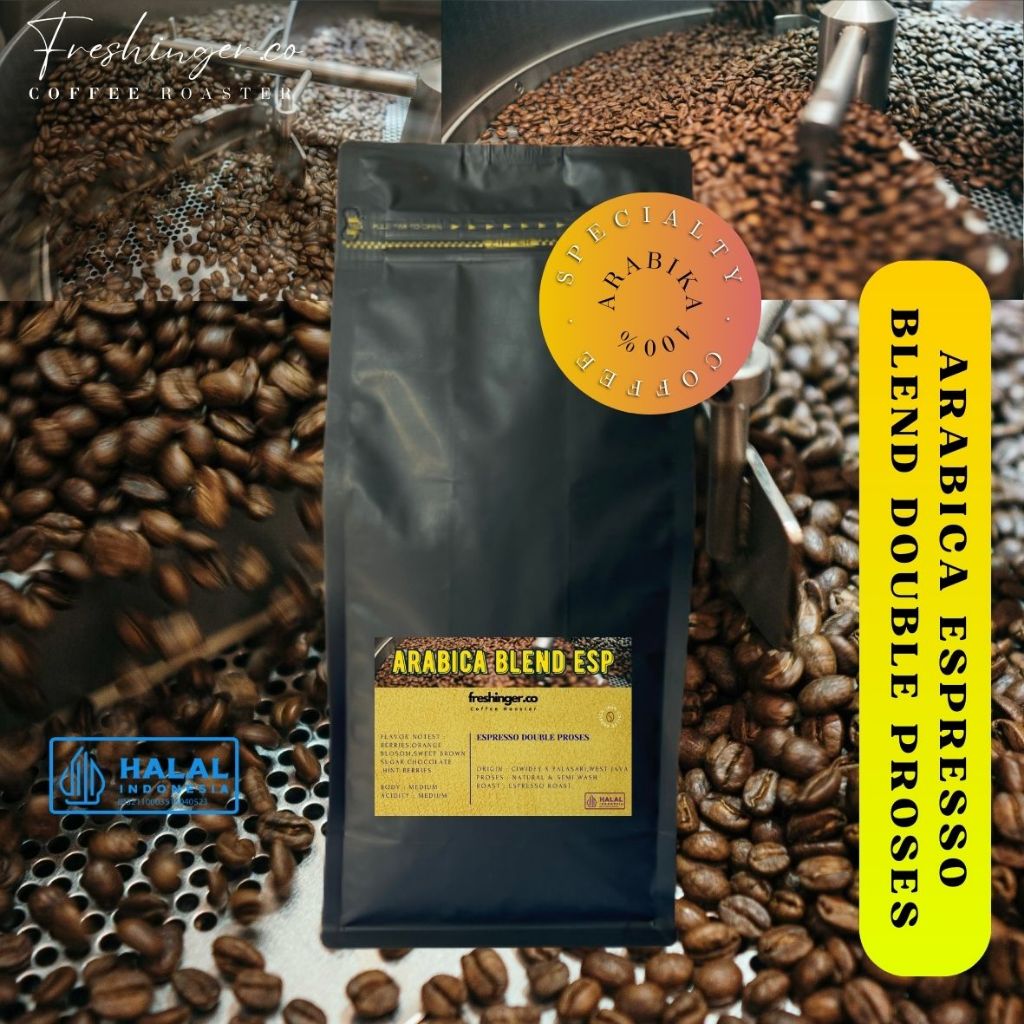 Jual Kopi Arabica Blend Espresso Arabika Specialty Biji/Bubuk 1kg ...