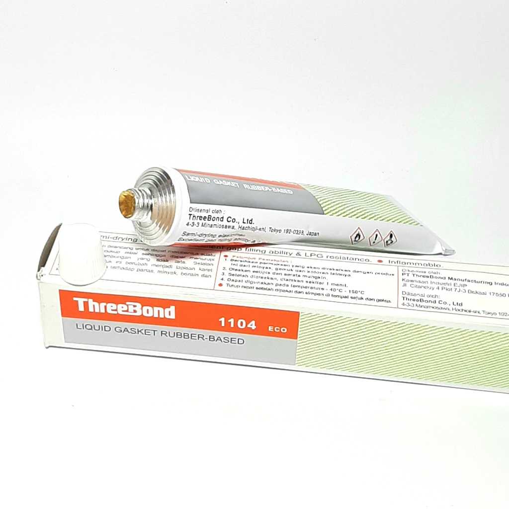 Jual threebond 1104 lem gasket tribon paking cair liquid 50gram japan ...