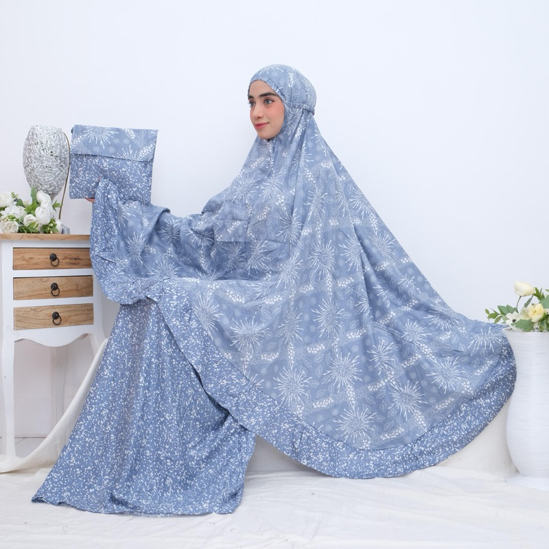 Jual MUKENA KATUN RAYON BAHAN ADEM DEWASA RAMPEL SIZE JUMBO | Shopee ...