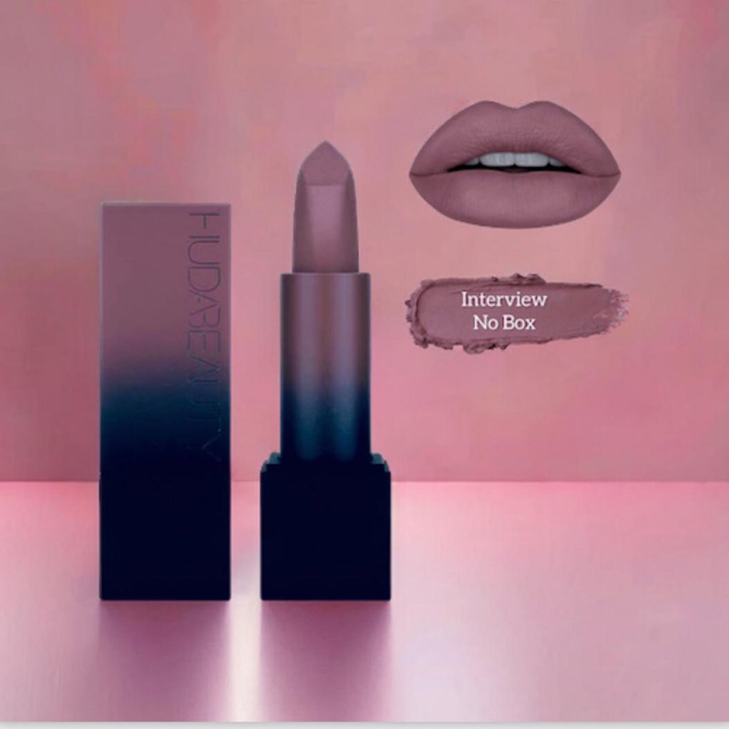 Jual Huda Beauty Power Bullet Matte Lipstick 3gr shade interview ...