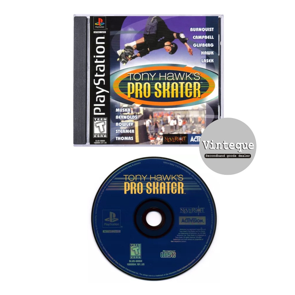 Jual Kaset CD PS1 Playstation 1 Original Pabrik Tony Hawks Pro Skater | Shopee Indonesia