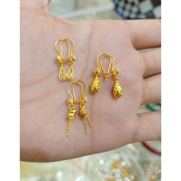 Jual Belanja Mantap ANTING DEWASA PERAK 925 LAPIS MAS 24K | Shopee ...