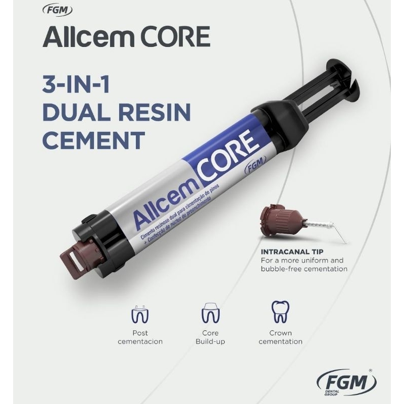 Jual Dental Resin Semen Cement Resin AllCem Core Sementasi Crown Pasak ...