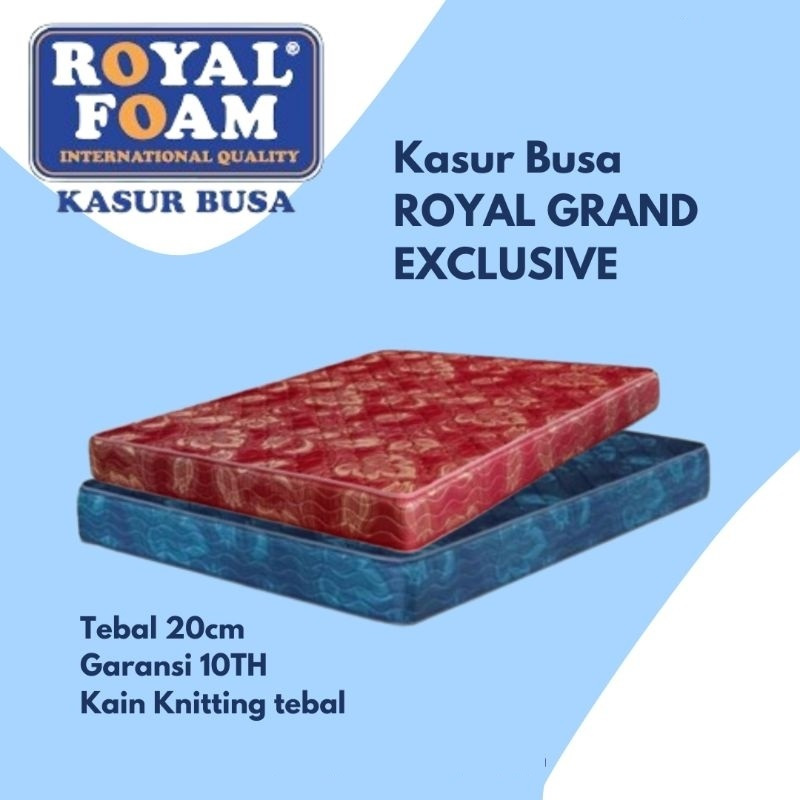 Jual Kasur Busa Super Royal Foam GRAND EXCLUSIVE Tebal 20 cm | Shopee ...