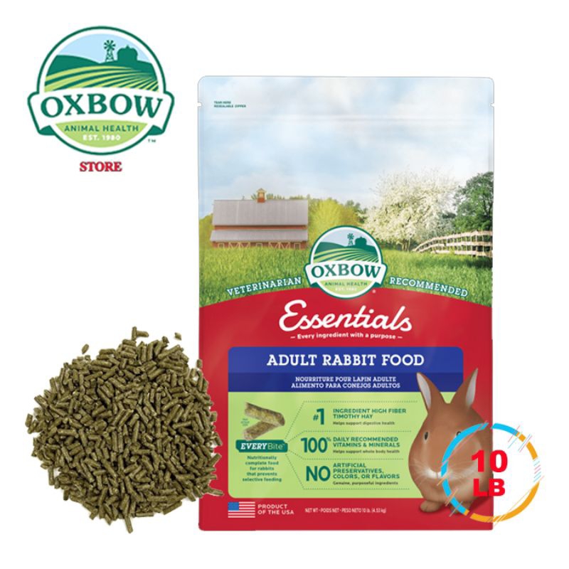 Jual Oxbow Essentials Adult Rabbit 10Lbs | Shopee Indonesia