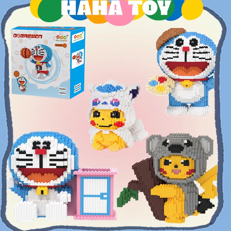 Jual Block Kartun Bricks Mainan Anak Pikachu Blok Bangunan Lucu ...