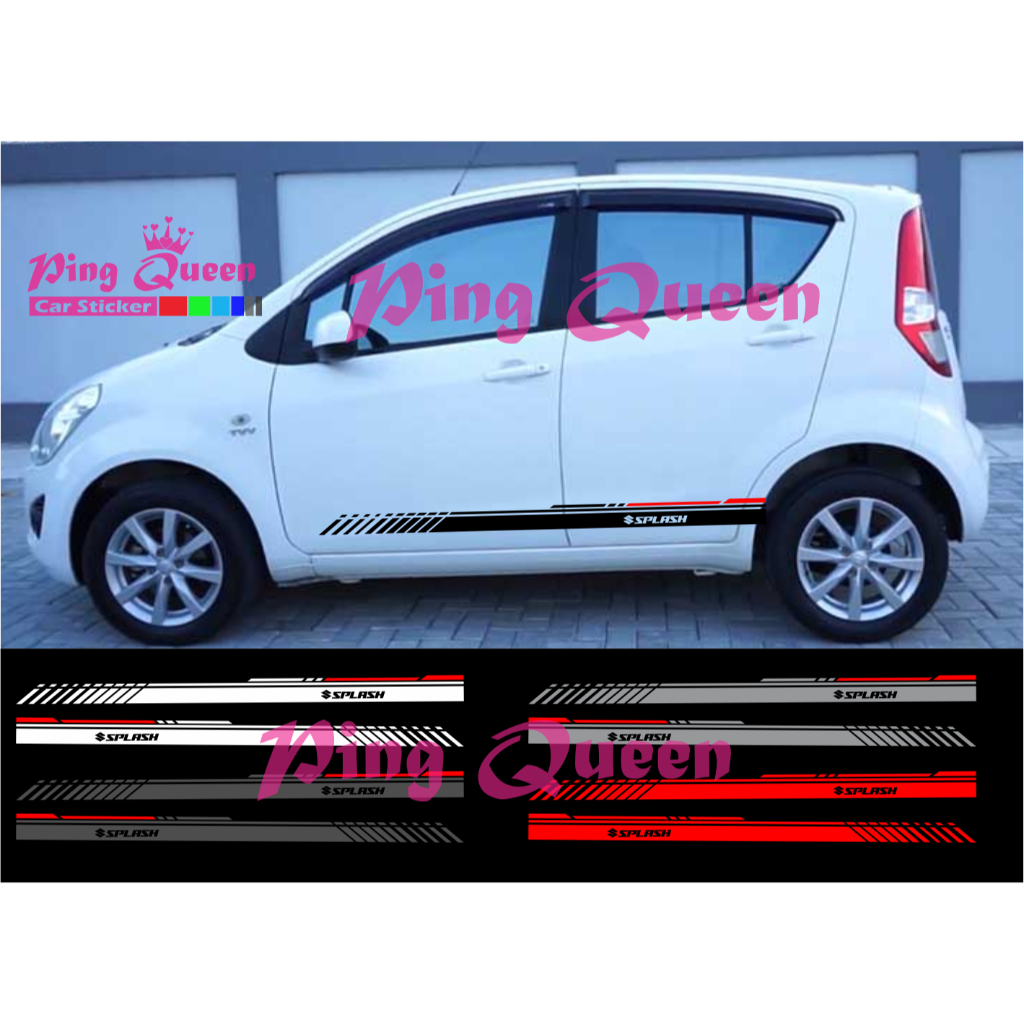 Jual Sticker stiker mobil splash striping sticker list mobil suzuki ...
