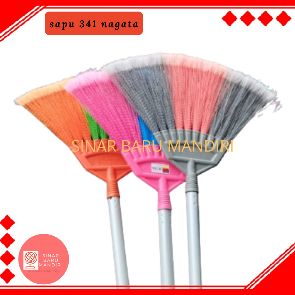 Jual Sapu lantai plastik 341 Nagata / Sapu lantai / Sapu lantai ringan ...