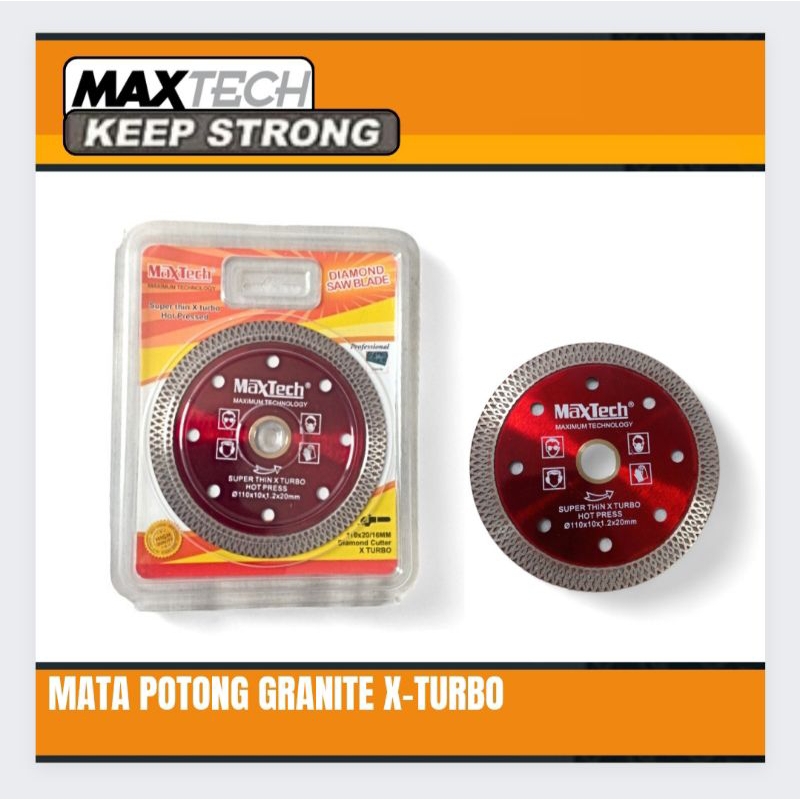 Jual Mata Gerinda Potong Granite Geranit Keramik TURBO MAXTECH | Shopee Indonesia