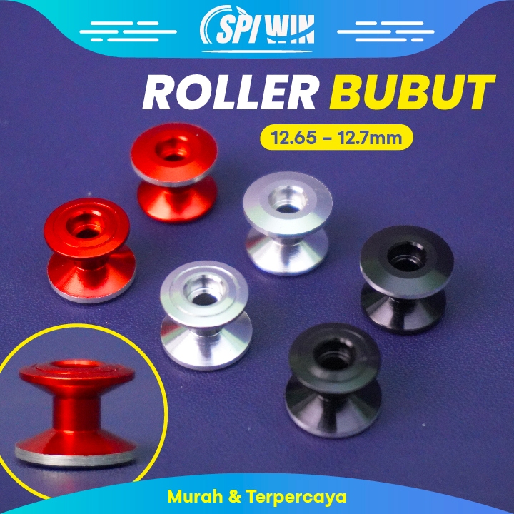 Jual Double Roller Naga Ring Less Bubut Tamiya Alumunium REP 13mm to 12 ...