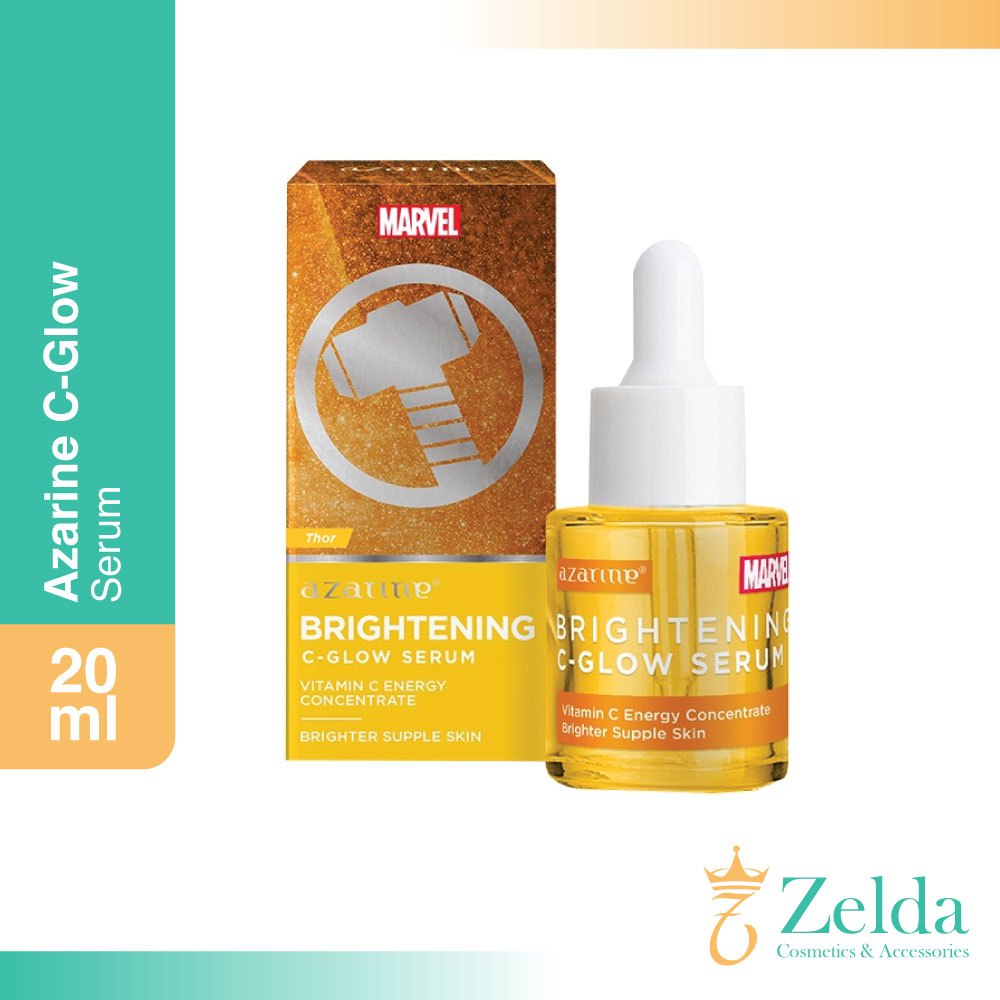 Jual [Azarine x Marvel] Brightening C-Glow Serum 20ml | Shopee Indonesia