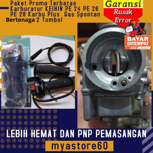 Jual PAKET PROMO ORIGINAL Karburator Karbu Keihin PE 24 PE 26 PE 28 PE24 PE26 PE28 Plus Gratis ...