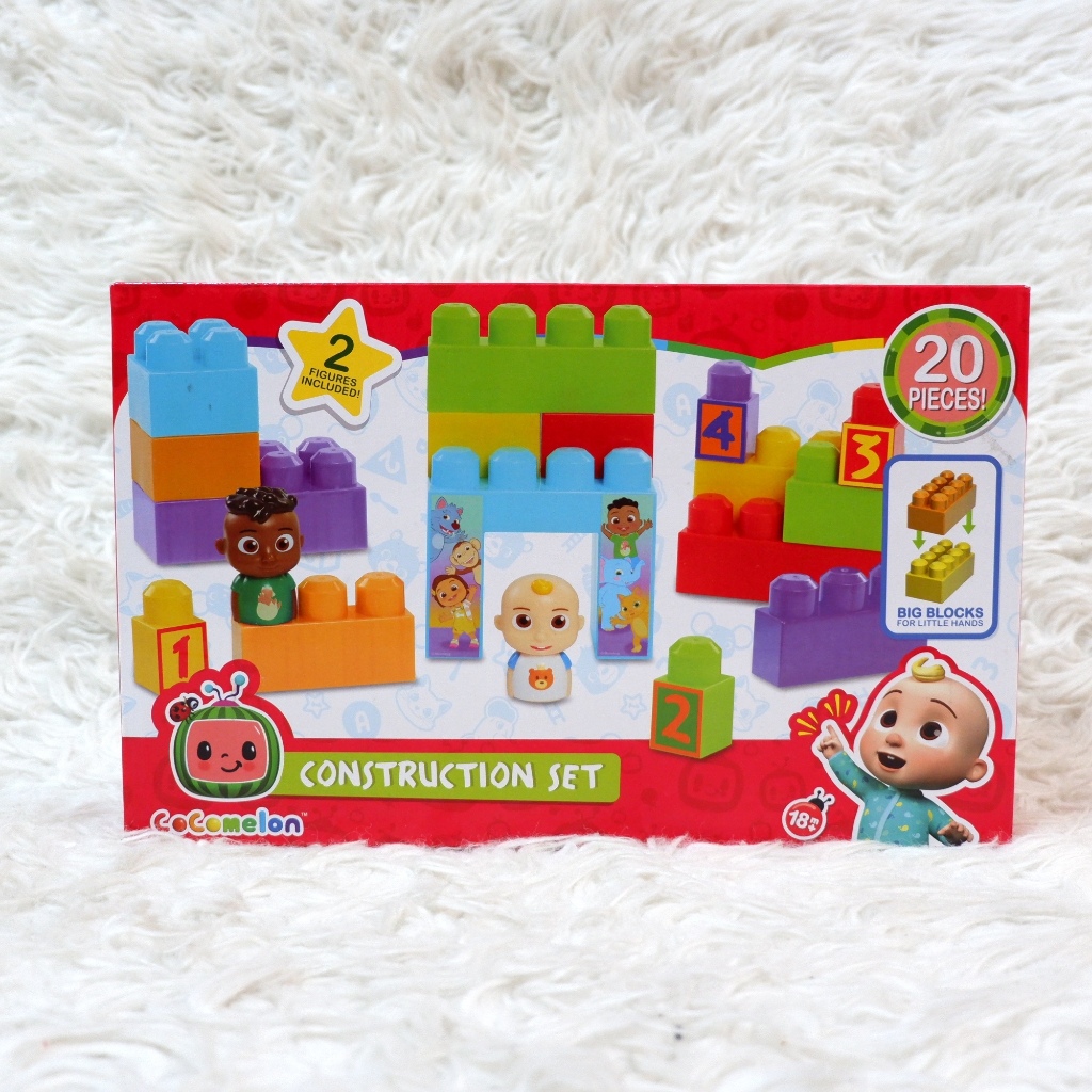 Jual Mainan anak / cocomelon construction set / mainan balok cocomelon ...