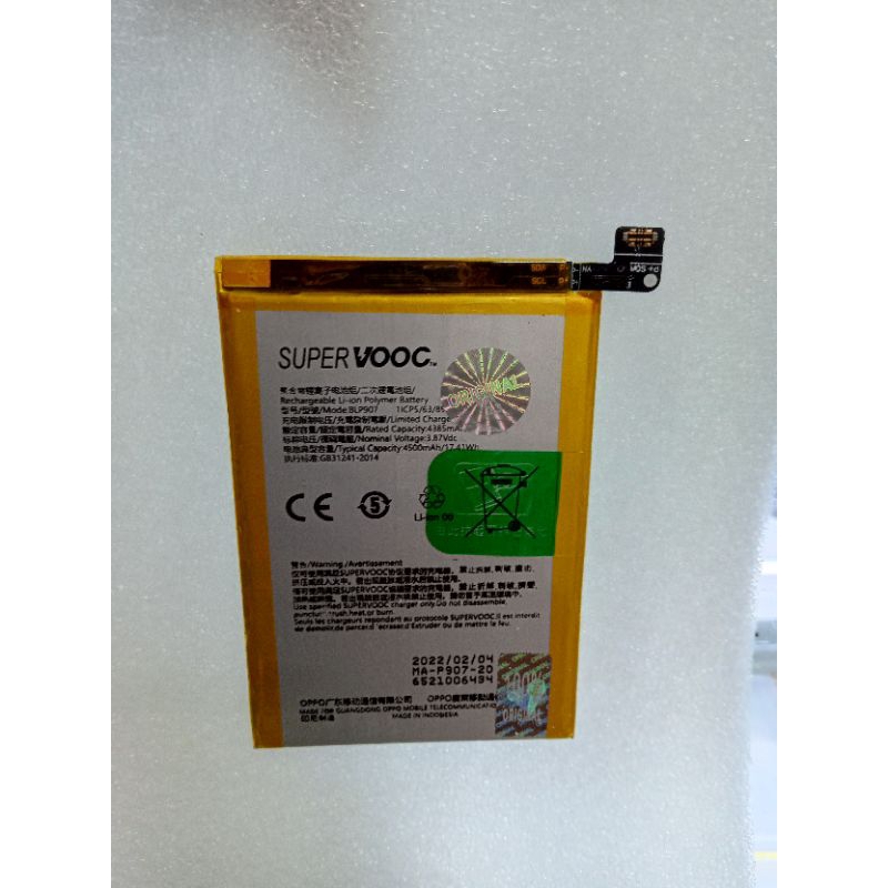 Jual BATRE OPPO A96 4G BLP907 RENO 7 4G / RENO 8 4G / RENO 7Z 5G / RENO ...