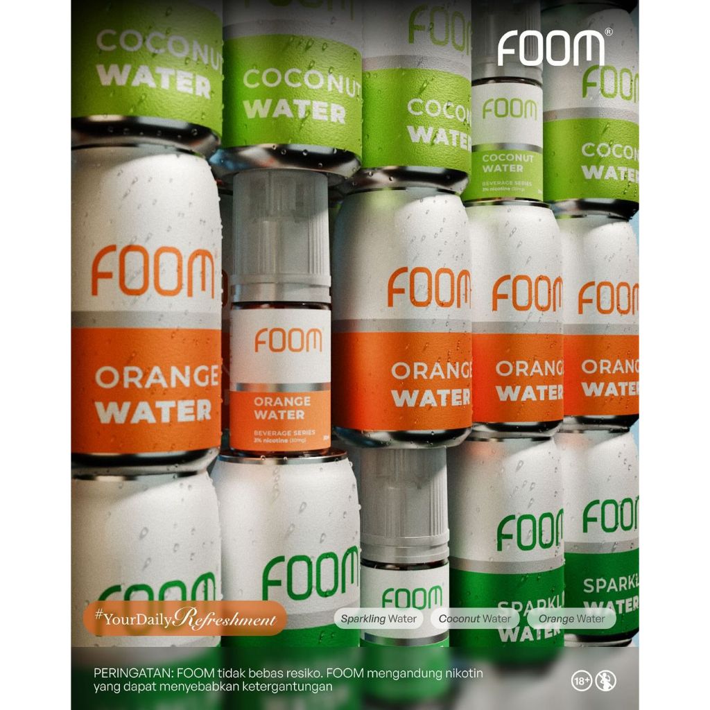 Jual Foom Beverage Series Salt 30Ml 30Mg Liquid Saltnic Dingin Coconut ...