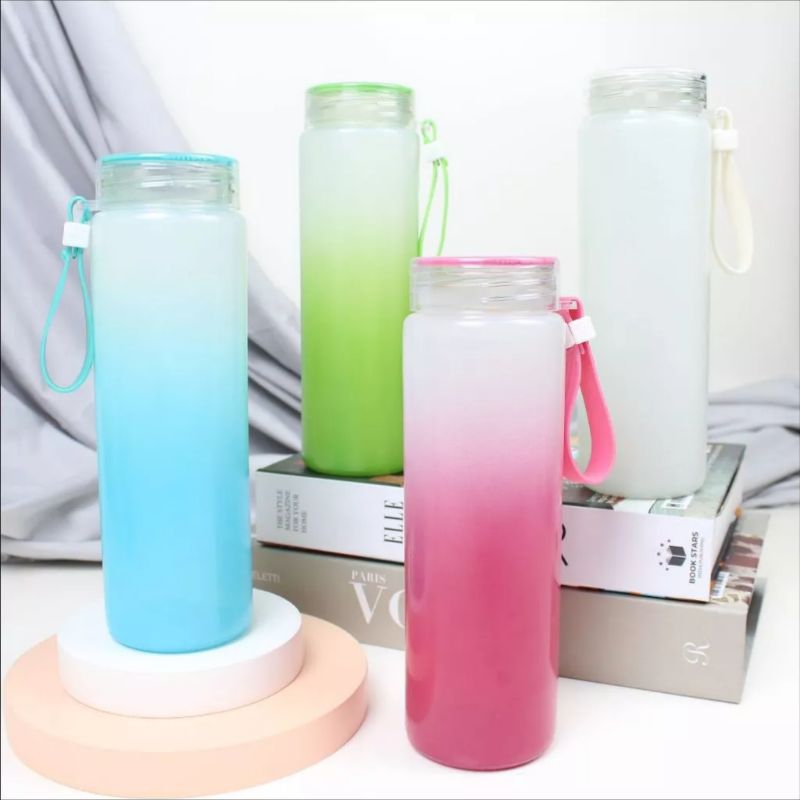 Jual B ( B0084 ) BOTOL SLIM WARNA GRADASI / BOTOL MINUM / KUALITAS ...