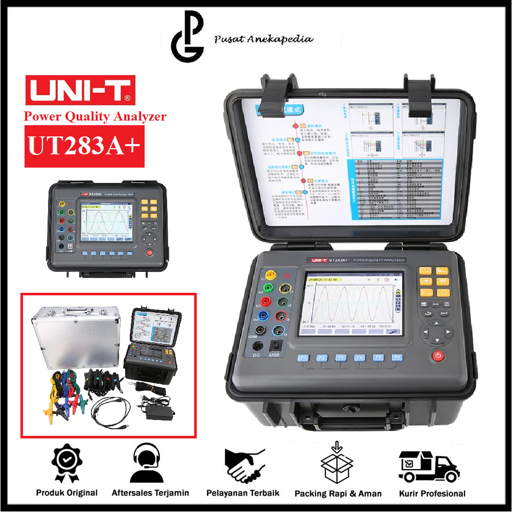 Jual UNI-T UT283A+ Phase Power Quality Analyzer Harmonics Power - UNI-T UT283A+ Power Quality ...