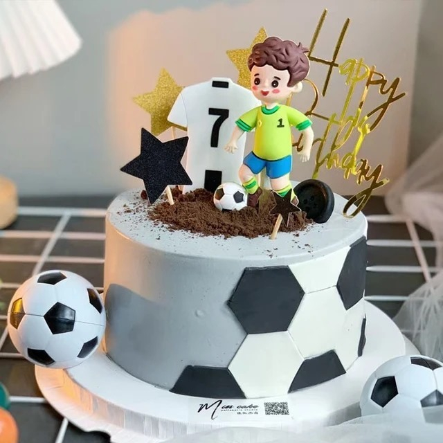 Jual |J.A| PAJANGAN KUE ULANG TAHUN BOLA BASKET & BOLA SEPAK MINI ...