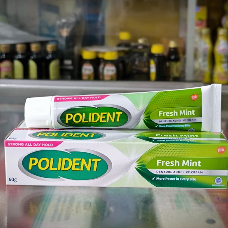 Jual POLIDENT 60 GR Fresh Mint | Shopee Indonesia